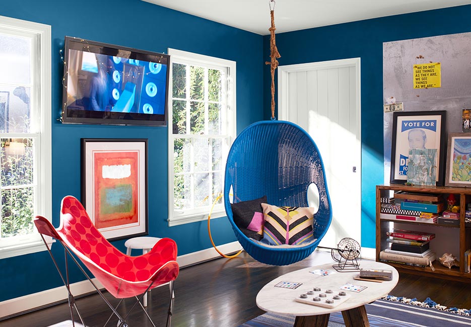 Blue Bedroom Design For Teenagers