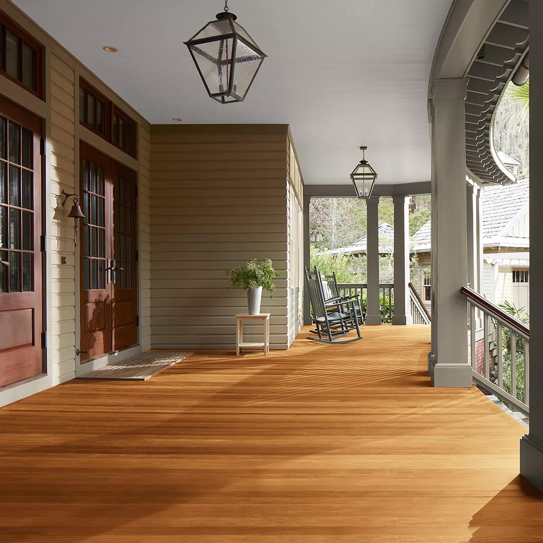 Woodluxe® Tinte impermeabilizador al agua + sellador, Traslúcido, Galón ...